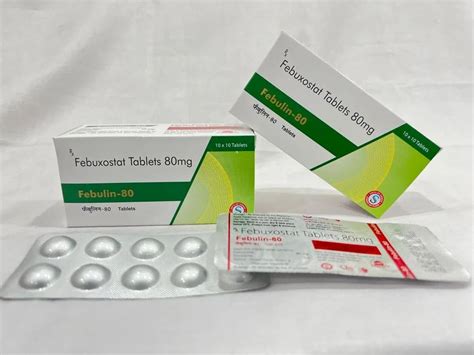 Febuxostat 80 Mg Tablet At ₹ 149strip Febuxostat Tablets In