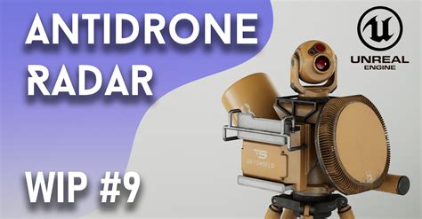Artstation Antidrone Radar Wip 9 Shader Render Setups
