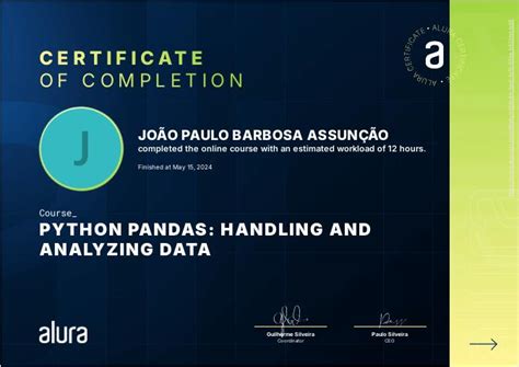 João Paulo Barbosa Assunção On Linkedin João Paulo Barbosa Assunção Course Python Pandas