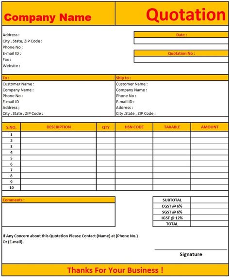 Sample Request For Quotation Letter Format Download Quotation Format In Excel Quotation