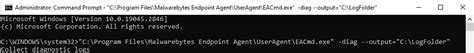 collect endpoint agent diagnostic logs in oneview threatdown powered