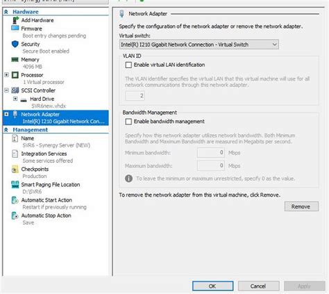 Hyper V Gen 2 Vm No Network Adapter Software And Applications Spiceworks Community