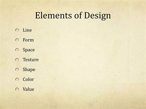 Elements Principles Of Art Design PowerPoint PPTX