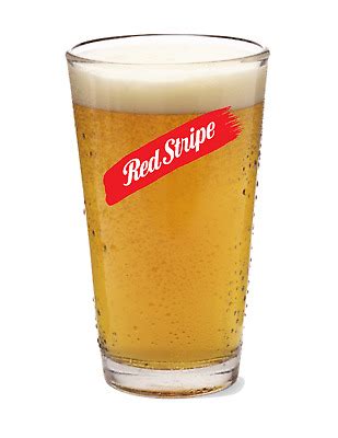 Red Stripe Beer 16oz Pint Beer Glass Pub Style Barware Cocktail
