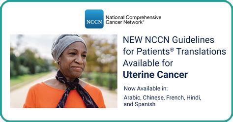 New Translations Of Nccn Guidelines For Patients® Uterine Cancer Are Now… National