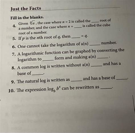 Solved 4 The Product Property Of Logarithms States That The