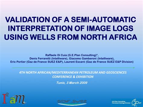 Pdf Validation Of A Semi Automatic Interpretation Of Image Logs Using Wells From North Africa