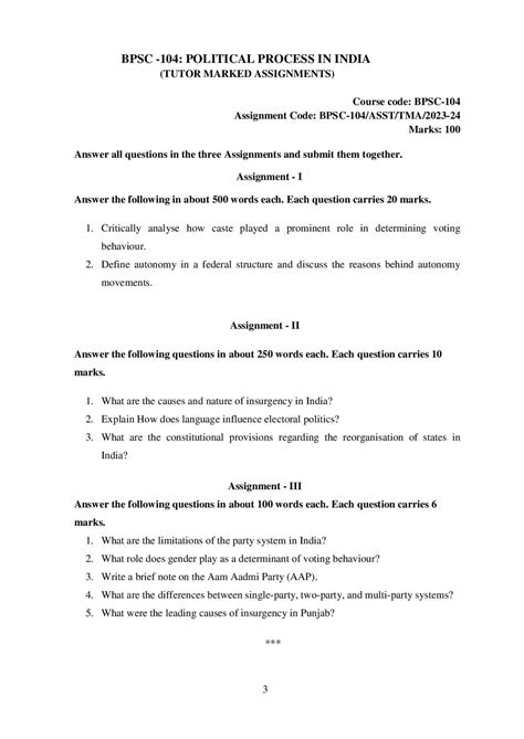 Download IGNOU BPSC Solved Assignment Pdf