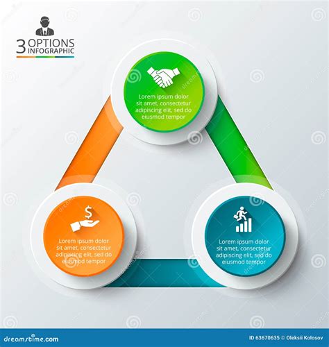 Vector Circle Infographic Stock Vector Illustration Of Global 63670635