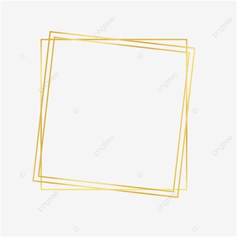Dibujo De Marco Borde Dorado Cuadrado Png Dibujos Dibujo De Borde