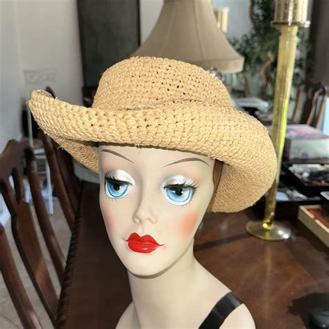 The Scala Collection Accessories The Scala Collection Hat With Label On The Rope Outside Of