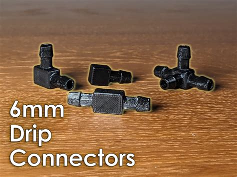 6mm Drip Irrigation Connectors Printable By Janlabs Makerworld
