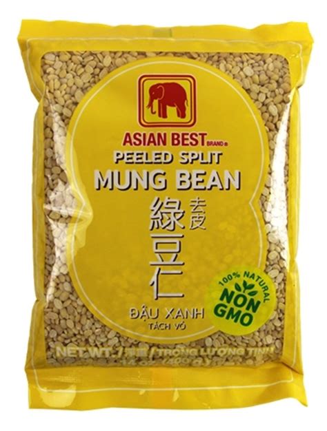 Peeled Split Mung Bean 14 Oz Premium
