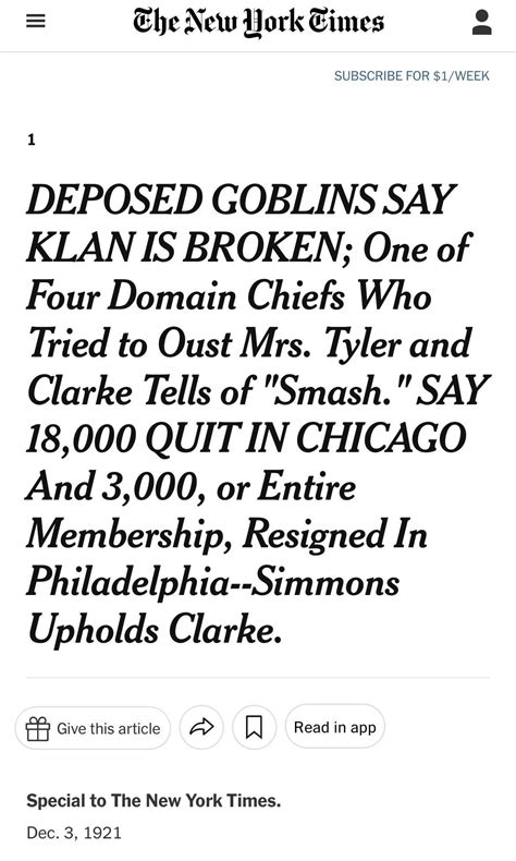 Deposed Goblins Say Klan Is Broken R Brandnewsentence