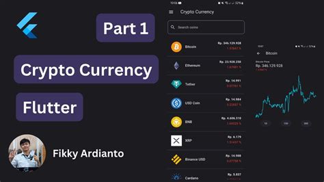 Crypto Currency Part 1 Flutter Tutorial Youtube