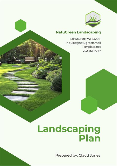 Free Landscaping Plan Template To Edit Online