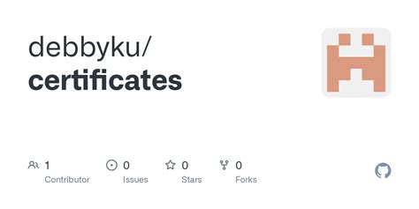 Github Debbykucertificates
