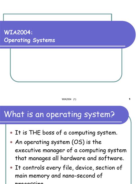 1 Introducing Operating Systems 1 2 Pdf Process Computing Operating System