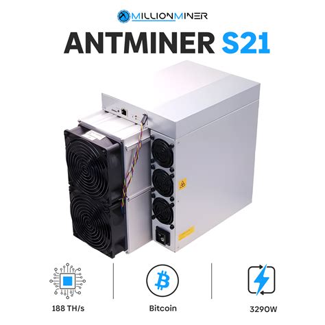Bitmain Antminer S21 188th 3290w Millionminer