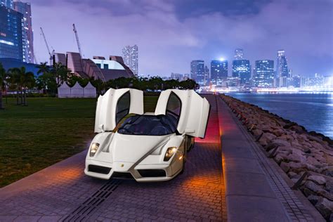 The Worlds Only White Ferrari Enzo Is A True Unicorn Supercar Maxim