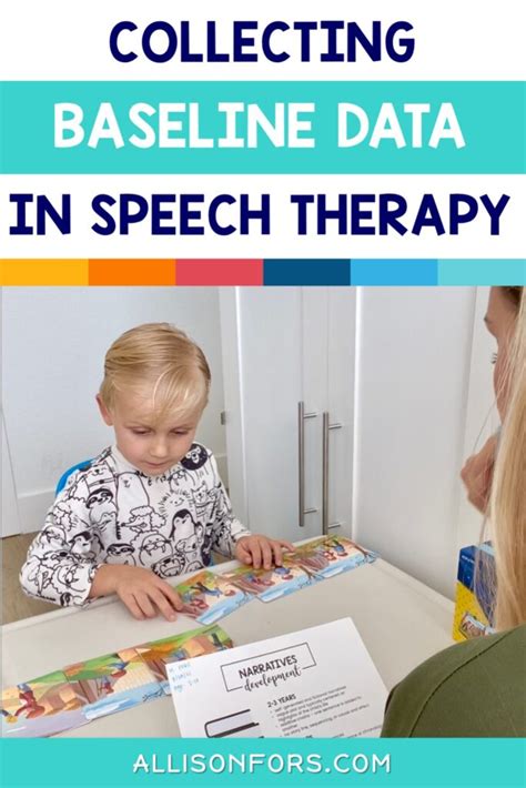Collecting Baseline Data In Speech Therapy Allison Fors Inc
