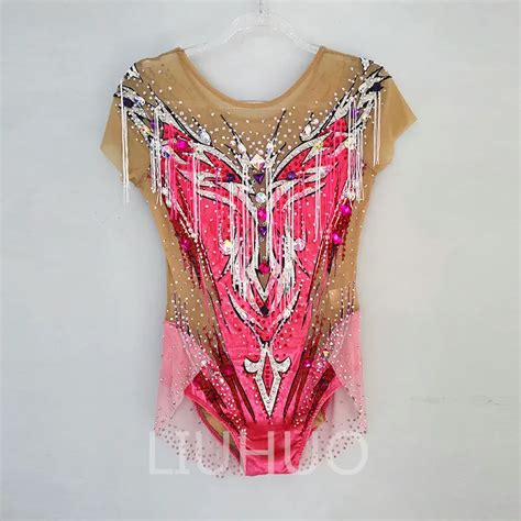 Rhythmic Gymnastic Leotard For Women Stretchy Spandex Girls