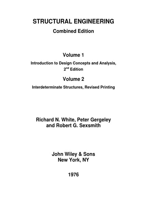 Force Method White Gergeley Sexsmith Pdf Pdf