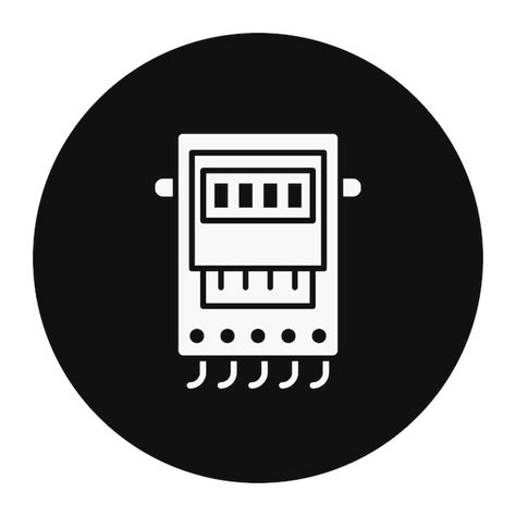 Premium Vector Electric Meter Vector Illustration