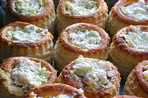 Volovanes Con Gambas Y Crema De Queso ⋆ Cocina Para Torpes