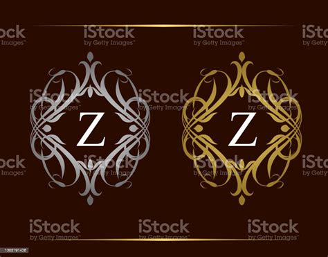 로얄 배지 Z 편지 로고 디자인 0명에 대한 스톡 벡터 아트 및 기타 이미지 0명 개념 고급 Istock