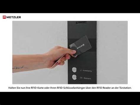 Metzler Video Türsprechanlage VDM10 RFID Einrichtung erweitert