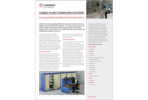 Candu Plant Computer Systems Brochure L3harris® Fast Forward