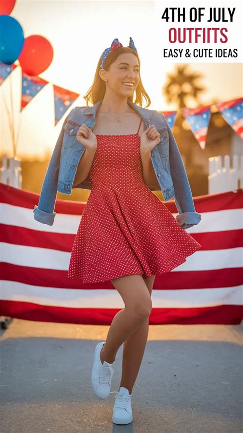 4th Of July 2025 Outfits Easy And Cute Ideas For Women Trendy Patriotic