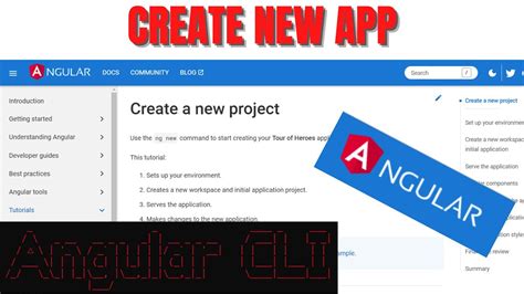 3 Create A New Angular Application Youtube
