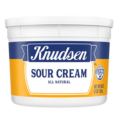 All Natural Sour Cream 48oz Knudsen
