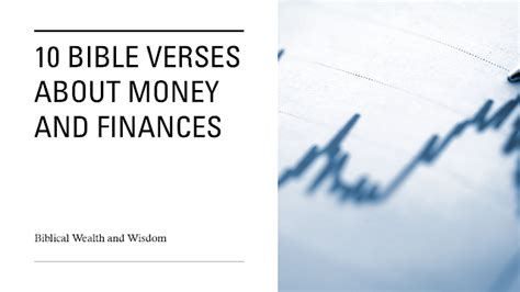 10 Bible Verses About Money And Finances