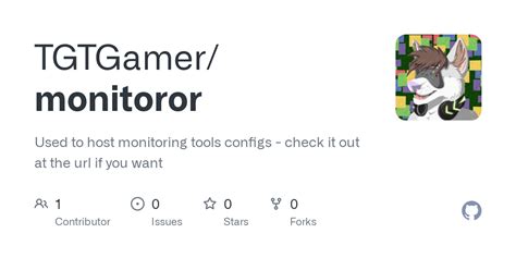 Github Tgtgamermonitoror Used To Host Monitoring Tools Configs Check It Out At The Url If