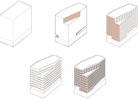 48 个 Massing Development 点子 建筑 图纸 建築展示