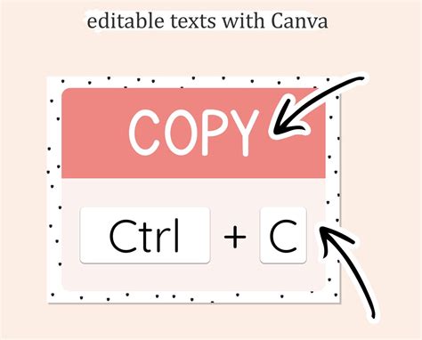 Computer Keyboard Shortcut Posters Editable Computer Lab Posters Printable Keyboard Shortcuts