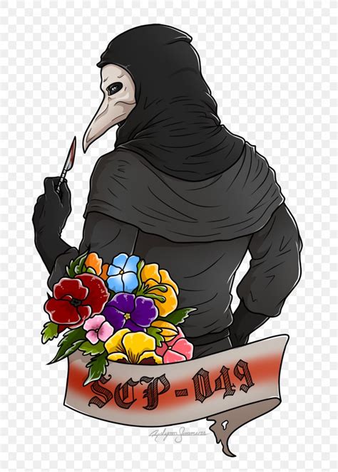 Scp Containment Breach Scp Foundation Plague Doctor Secure Copy Fan Art Png 1024x1434px Scp