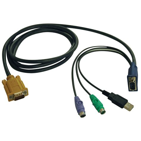 USB PS Combo Cable For KVM Switches B U U And KVM B U Ft Eaton