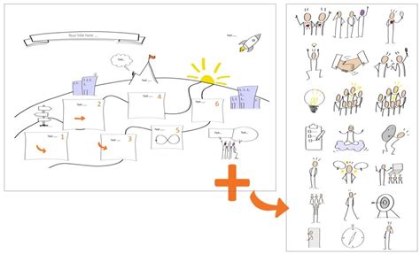 Business Drawing Learning And Development Journey Metaphore 45