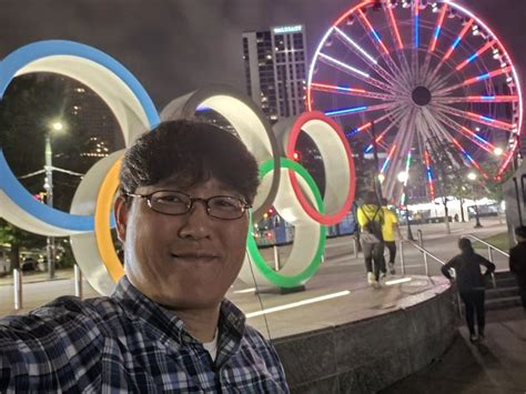 tae seok moon on linkedin atlanta olympic park and cnn center at night after a long day s work