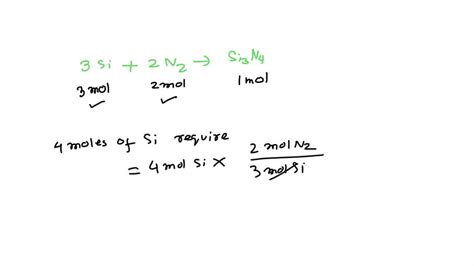 Given The Equation Below Which Is The Limiting Reagent When 4 Moles Of