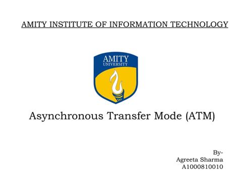 Asynchronous Transfer Mode Atm Ppt Computer Networking Computing