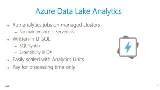 NDC Sydney Analyzing StackExchange With Azure Data Lake PPT