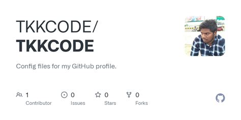 GitHub TKKCODE TKKCODE Config Files For My GitHub Profile