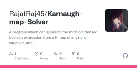 Github Rajatraj45karnaugh Map Solver A Program Which Can Generate