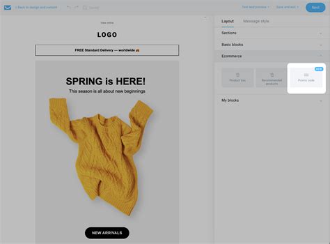 How To Add A Promo Code To My Emails