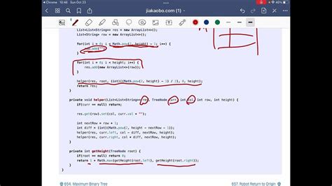 贾考博 Leetcode 655 Print Binary Tree Youtube